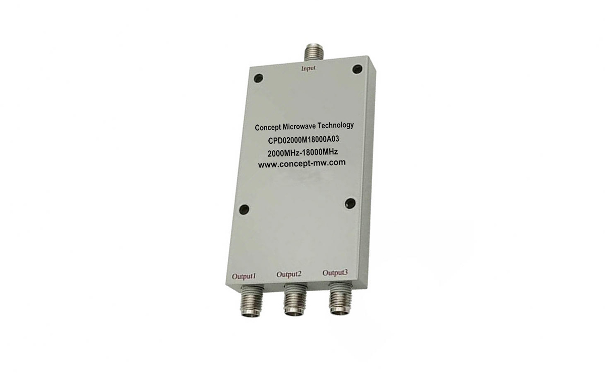 High Quality 3 Way SMA Wilkinson Power Divider From 2000MHz-18000MHz ...