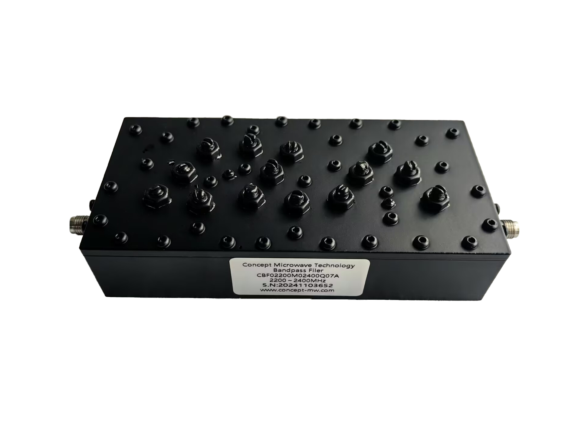 High Quality S Band Cavity Bandpass Filter with Passband from 2200MHz ...
